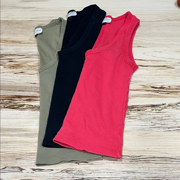 Universal Thread | Tops | Universal Thread Cotton Ribbed Tank Tops ...